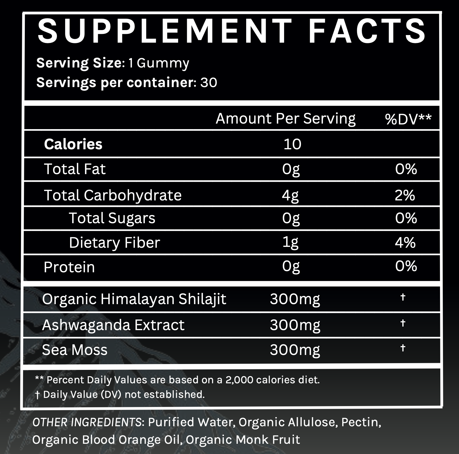 Shilajit Gummies + Ashwagandha & Sea Moss — Conscious Strength